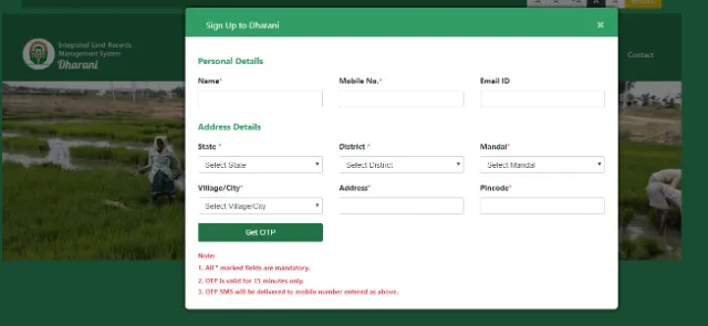 Dharani - Telangana Land Records, Adangal & ROR 1B