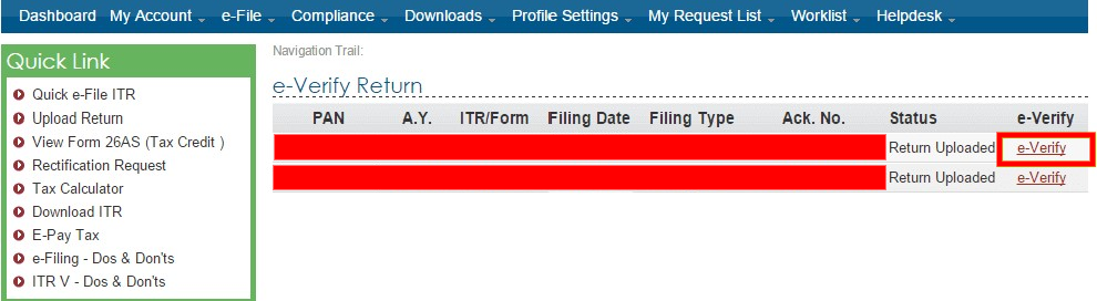 Income Tax Returns | How to e-Verify your ITR