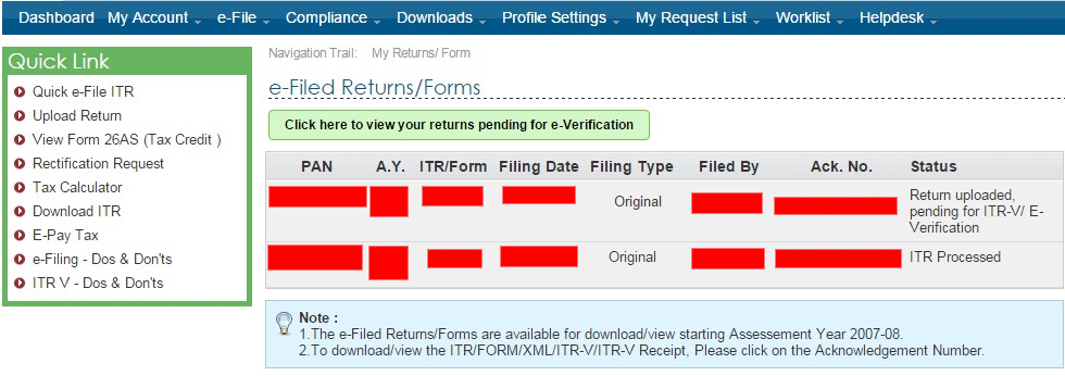 Income Tax Returns | How to e-Verify your ITR