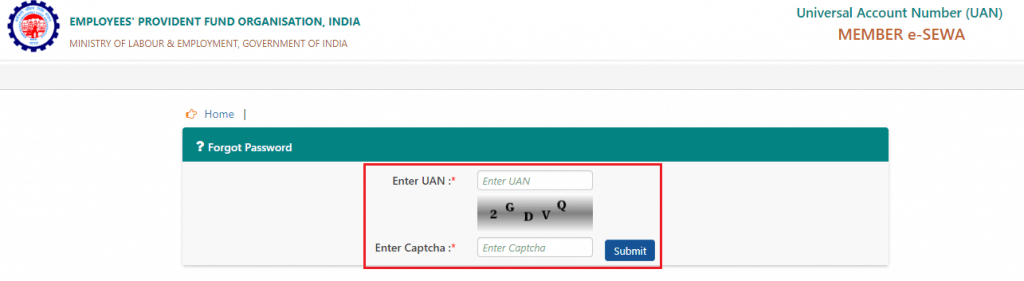 UAN Login- Mobile Number Change in UAN Portal