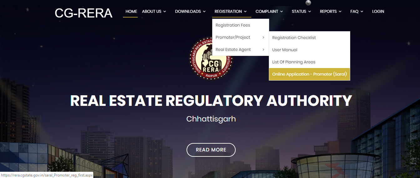 RERA Chhatisgarh - Registration Process, Fees & Charges