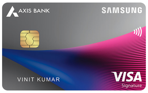 Samsung Axis Bank Signature Credit Card - Features & Benefits
